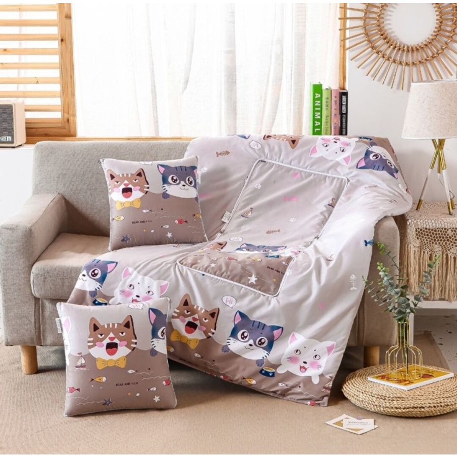 Jual BALMUT Bantal Selimut Kepala Tidur Travel Dewasa Anak Bisa Lipat ...