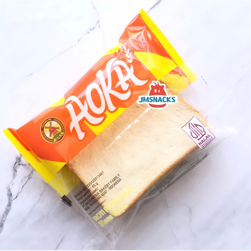 Jual [PROMO!!] Roti Panggang AOKA 65gr - sarapan ropang nikmat enak ...