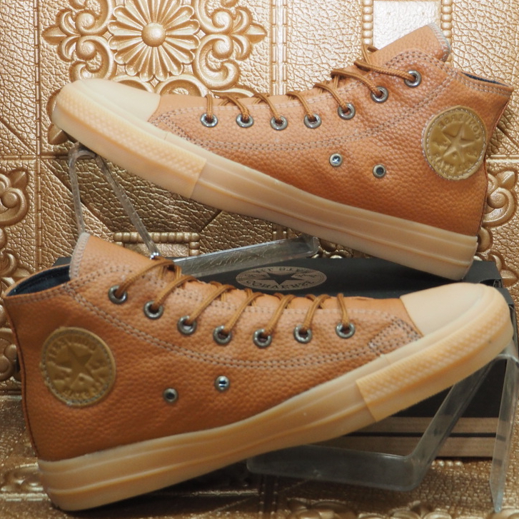 Jual CONVERSE ALLSTAR KULIT HIGH / LOW COKLAT HITAM | Shopee Indonesia