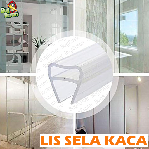 Jual Alloet Silikon Sealing Strip Kaca Pintu Jendela Type U 6 mm - TP40 ...