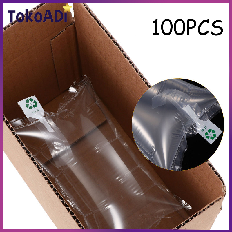Jual 100Pcs Air Bubble Bag/Plastik udara/Inflatable Buffer Bag Bubble ...