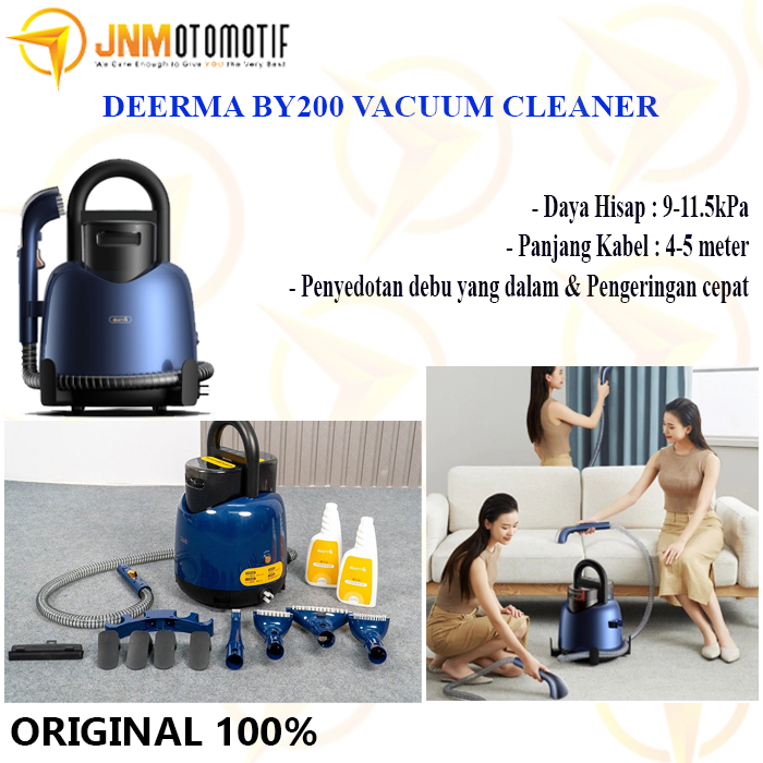Jual DEERMA BY200 Vacuum Cleaner Dry Wet Vakum Sofa Fabric Cleaning Machine | Shopee Indonesia