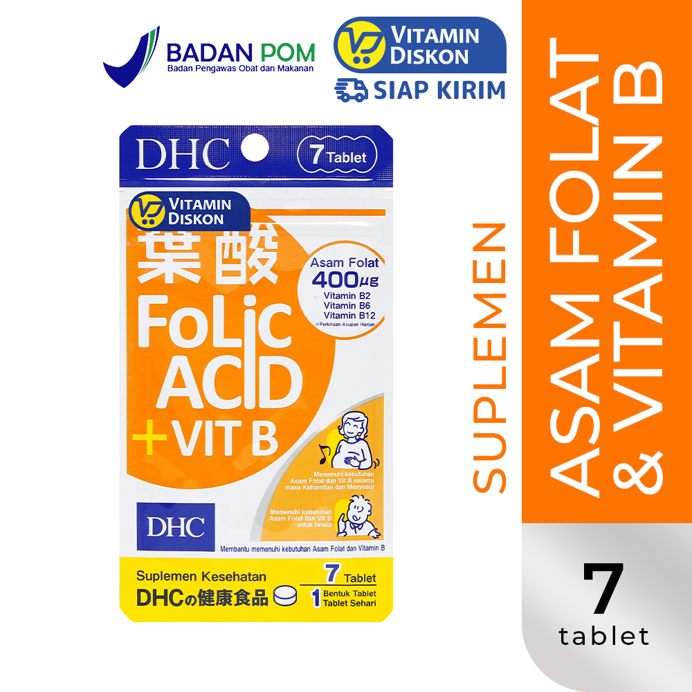 Jual DHC SUPPLEMENT FOLIC ACID 7 TABLET | Shopee Indonesia