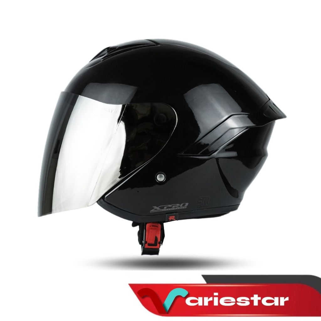 Jual R-SIX HELM RSIX XPRO R SIX HELEM PRIA WANITA HALF FACE SNI VISOR ...