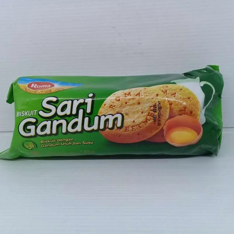 Jual Roma Sari Gandum Roll {149gr}/Biscuit dengan Gandum dan Susu ...