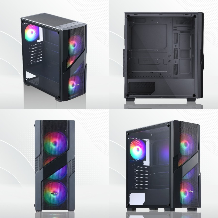 Jual Casing INFINITY NEBULA V5 Tempered Glass - ATX, mATX Gaming Case ...