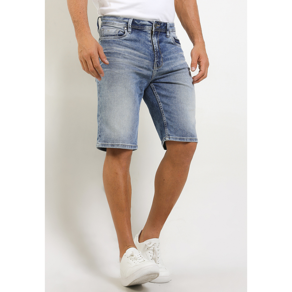 Jual TRIPLE Short Denim Stretch (340 848S 02 BWD) | Shopee Indonesia