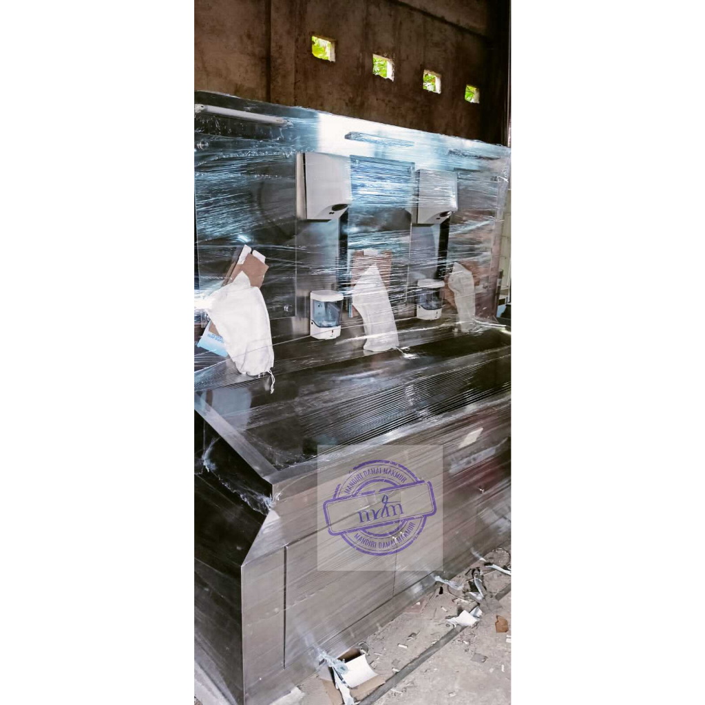Jual Scrub Station 3 Person Otomatis Service Sink Laboratorium Three ...
