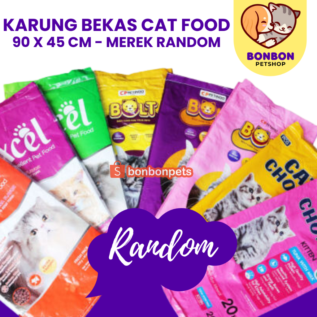 Jual Karung Bekas Pakan Kucing Alas Kandang Hewan Makanan Kering Anjing ...