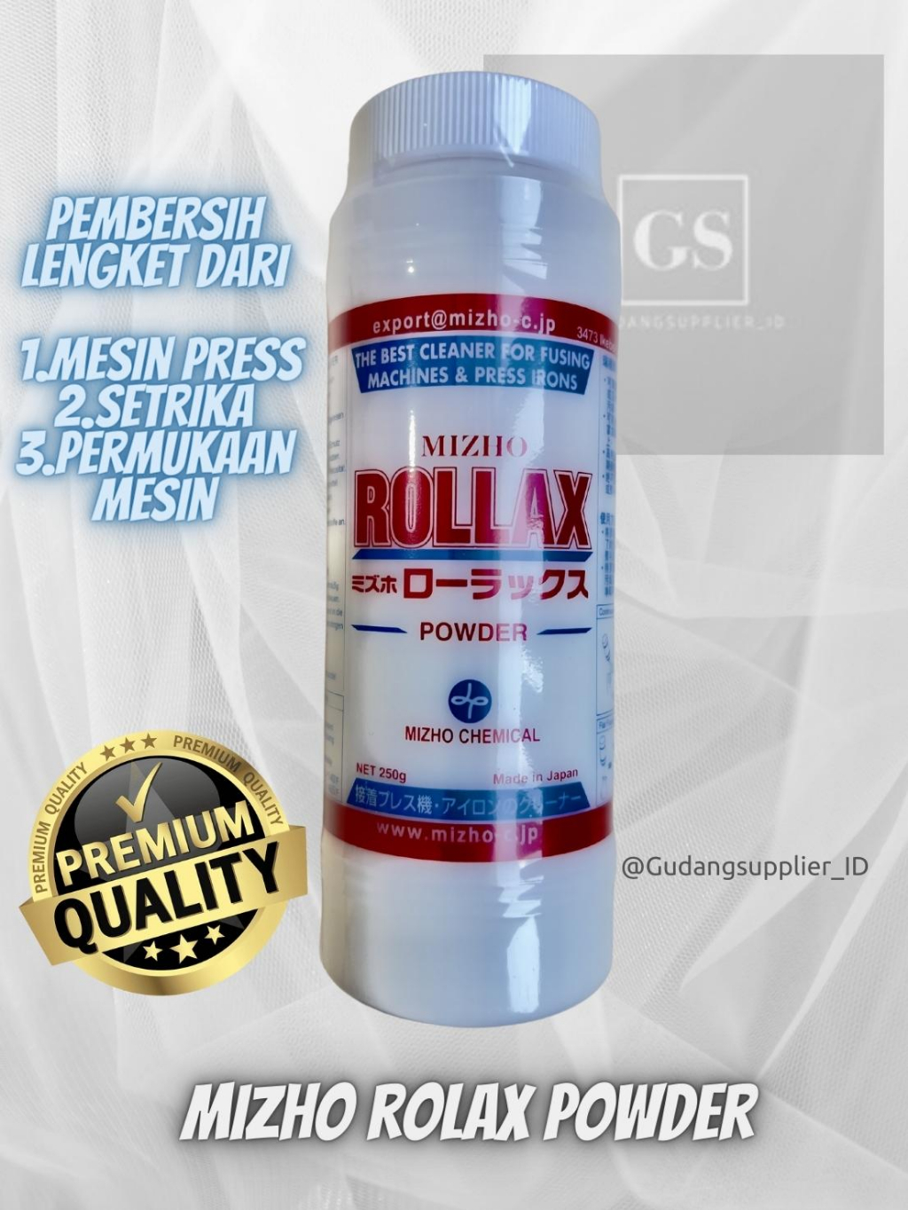 Jual ROLLAX POWDER MIZHO - bubuk pembersih | Shopee Indonesia
