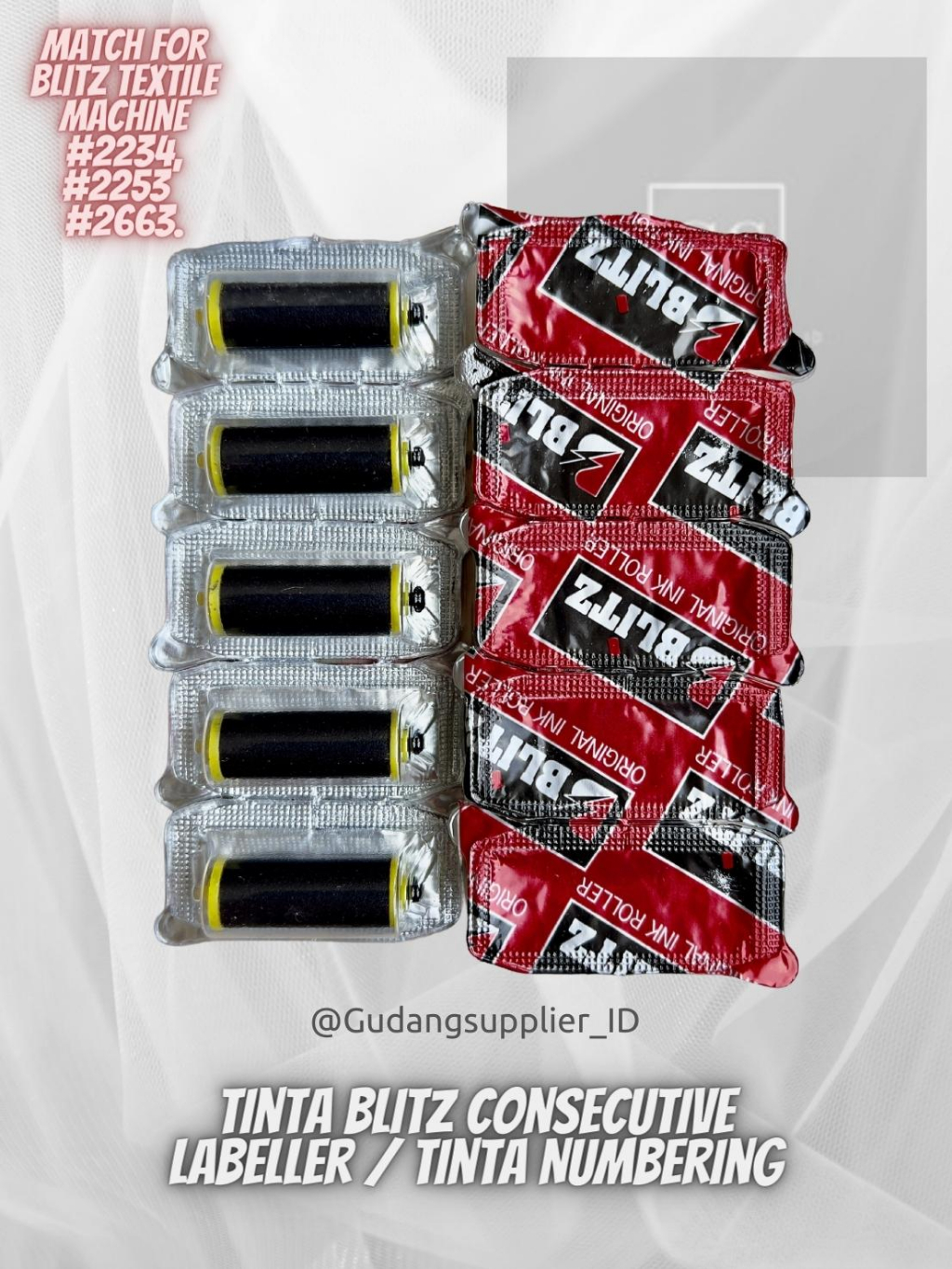 Jual Tinta Blitz Consecutive Labeller / Tinta Numbering / blitz ink ...