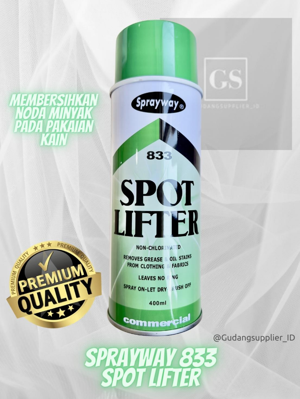 Jual Sprayway 833 SpotLifter - Aerosol angkat noda minyak pada pakaian ...