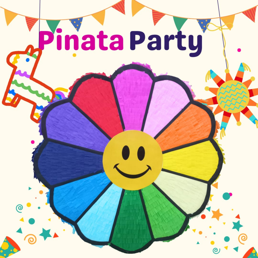 Jual PINATA PUKUL 2D BUNGA FLOWER TAKASHI MURAKAMI | Shopee Indonesia