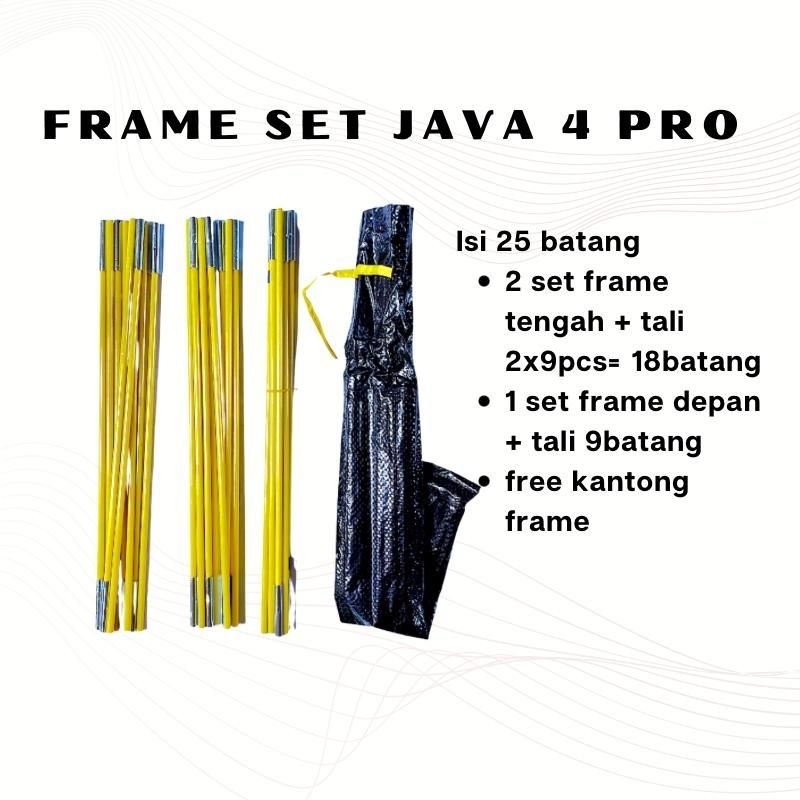 Jual Paket Frame Tenda Great Outdoor Tendaki Java 4 Pro Frame Tengah ...