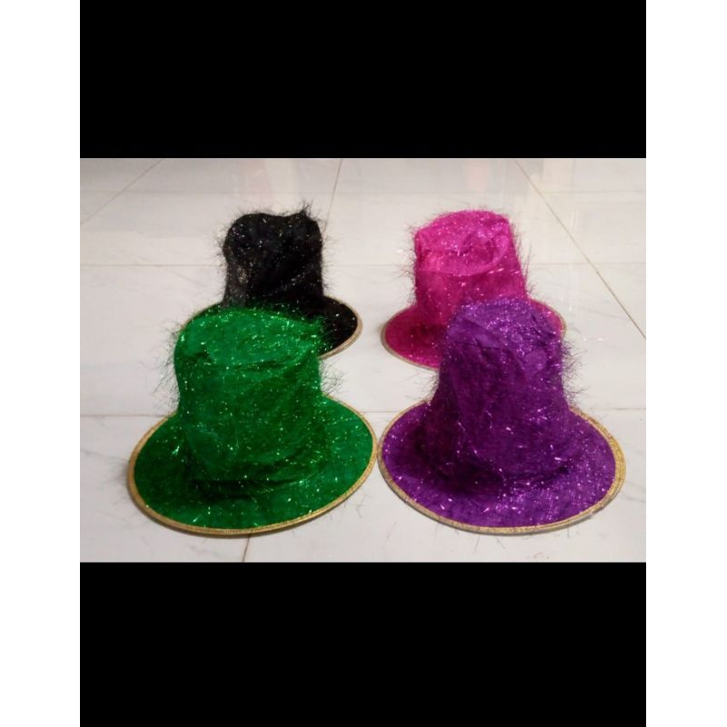 Jual SALE! Topi Sulap Gliter Bulu Warna | Shopee Indonesia