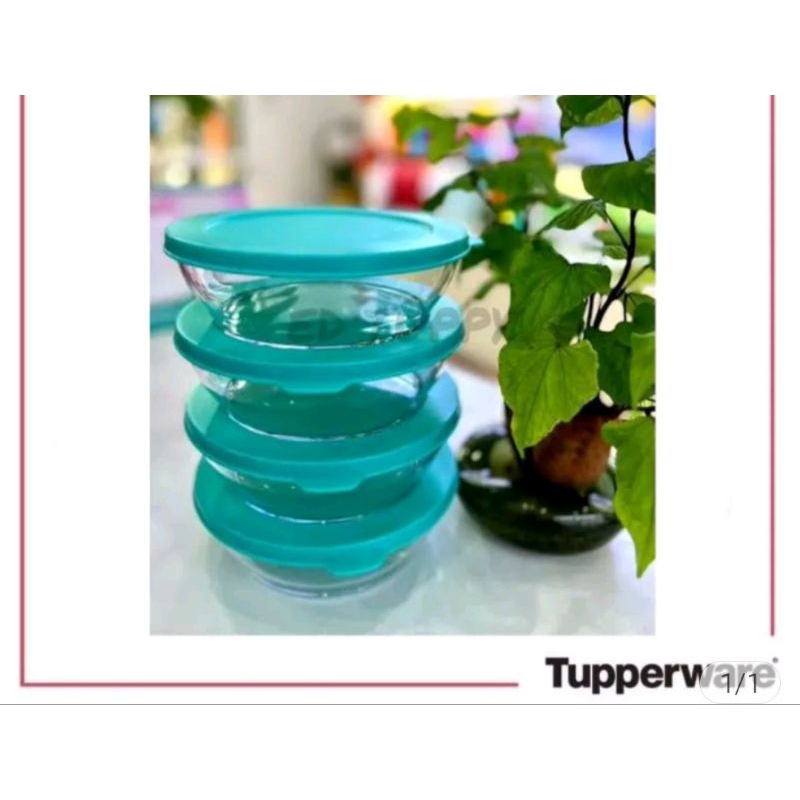 Jual tupperware clear bowl 750ml mangkok bening tupperware (1pcs ...