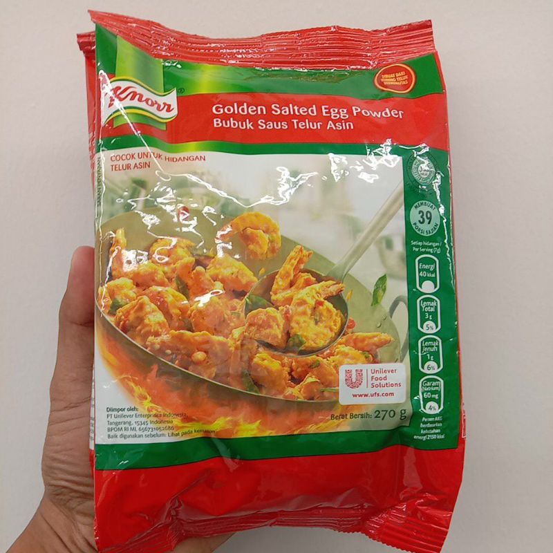 Jual knorr golden salted egg powder 270gr | Shopee Indonesia
