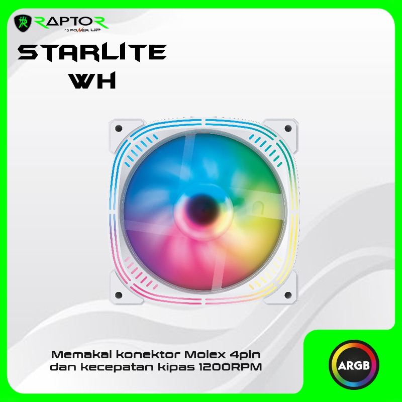 Jual FAN ARGB STARLITE 12CM / FAN CHASING RGB / FAN CASING 12CM FULL COLOUR | Shopee Indonesia