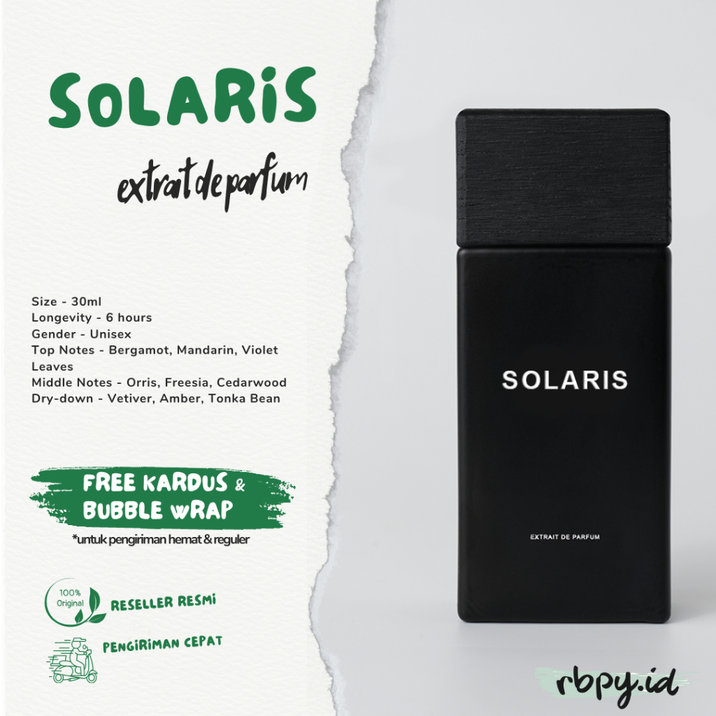 Jual Saff & Co. Extrait de Parfum (SOLARIS) | Shopee Indonesia