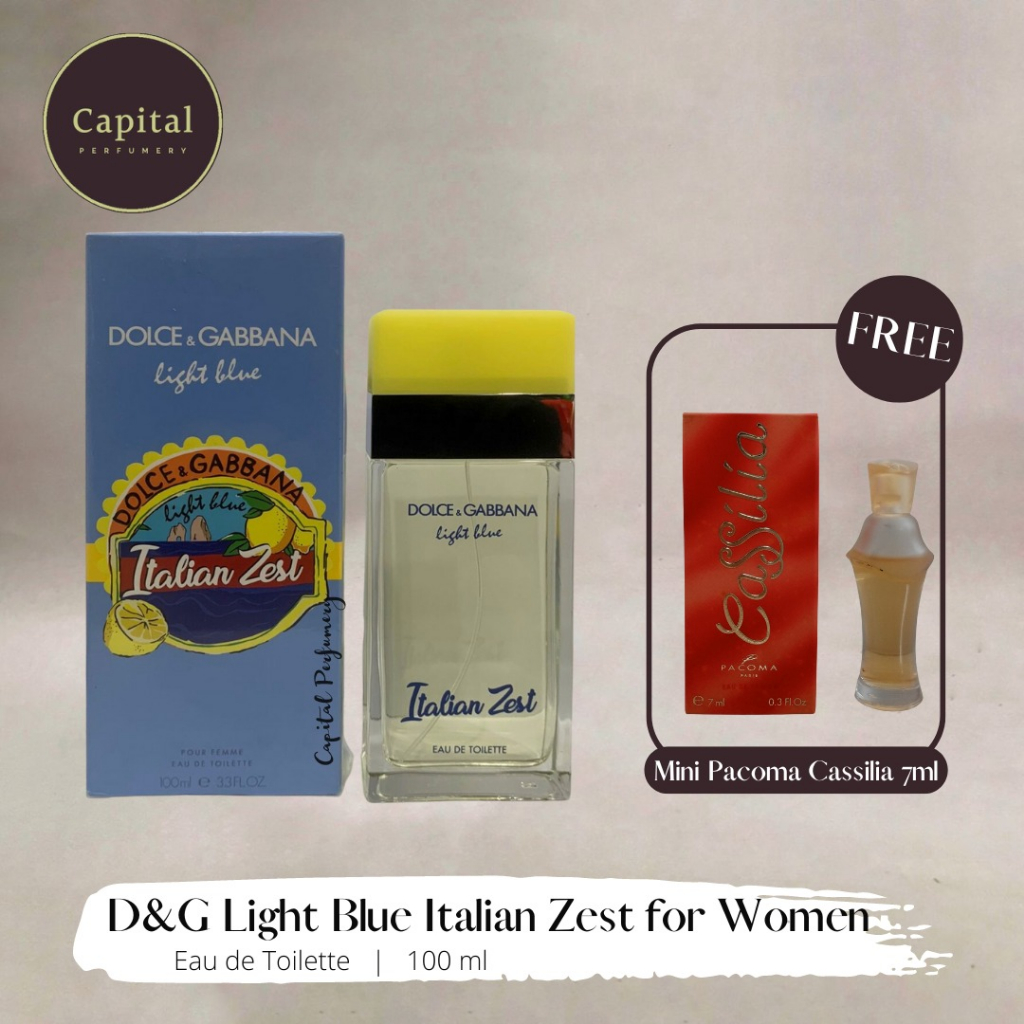 Jual Dolce & Gabbana Light Blue Italian Zets For Women Edt 100ml ...