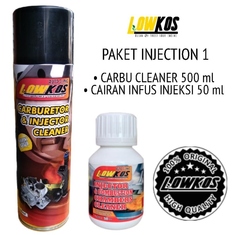 Jual LOWKOS Paket Servis Injeksi Motor : 1 Botol Carbu Cleaner 500 ml ...