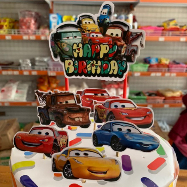 Jual CARS MOBIL TOPPER CAKE CUSTOM | Shopee Indonesia