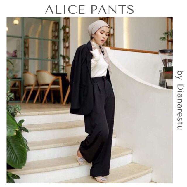 Jual (SIAP KIRIM) ALICE PANTS by DIANARESTU (Black M) | Shopee Indonesia