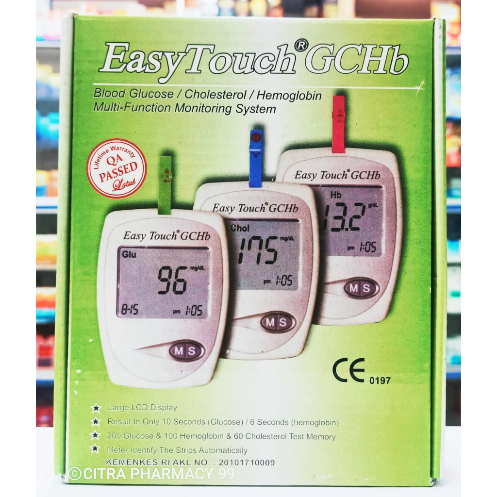 Jual 𝐀𝐋𝐀𝐓 EASY TOUCH HB / GCHB - Alat Untuk Cek Hemoglobin | Shopee ...