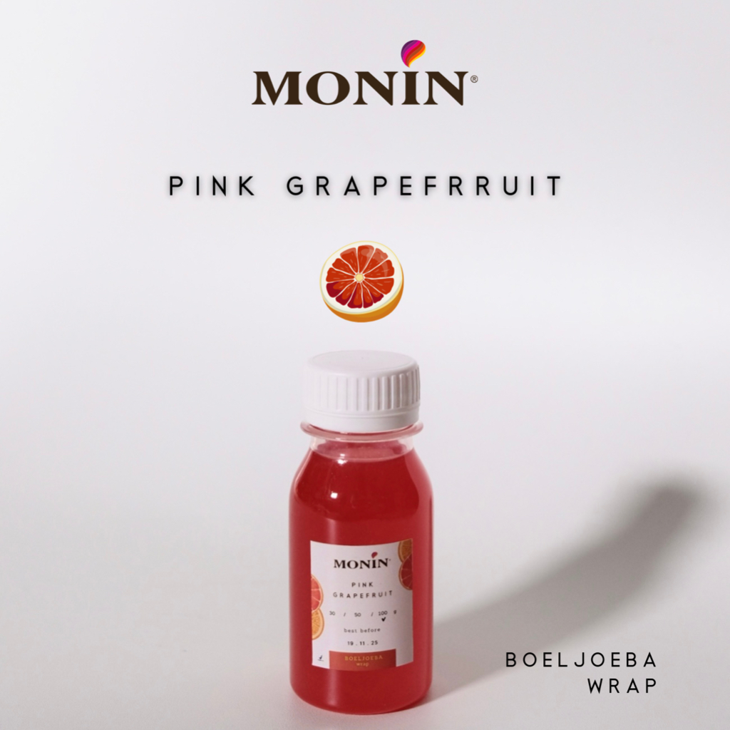 Jual Monin Pink Grapefruit Syrup Repack [30, 50, 100] g | Shopee Indonesia