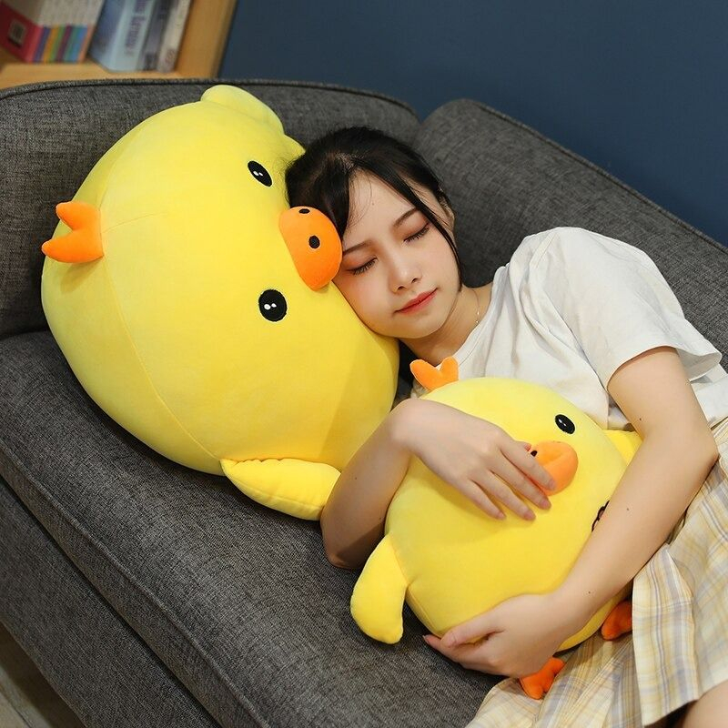 Jual Mainan Boneka Stuffed Plush Bebek Warna Kuning Untuk Hadiah Anak ...