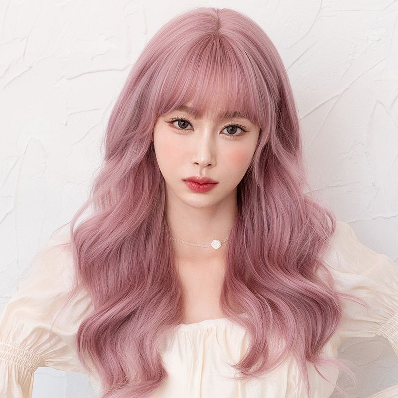 Jual WIG RAMBUT PALSU WANITA WARNA UNGU PURPLE PINK ASH GREY LILAC ...