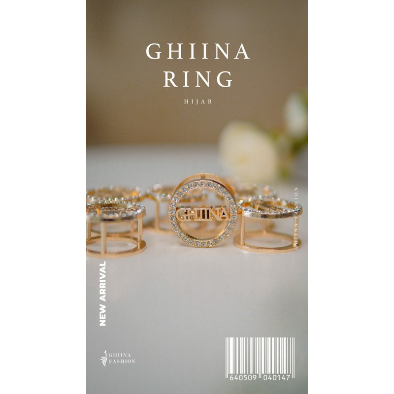 Jual BROOCH GHIINA RING HIJAB GHIINA | Shopee Indonesia