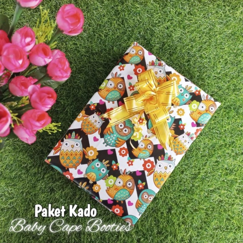 Jual kertas kado bungkus kado plus kartu ucapan dan bubble wrap ...