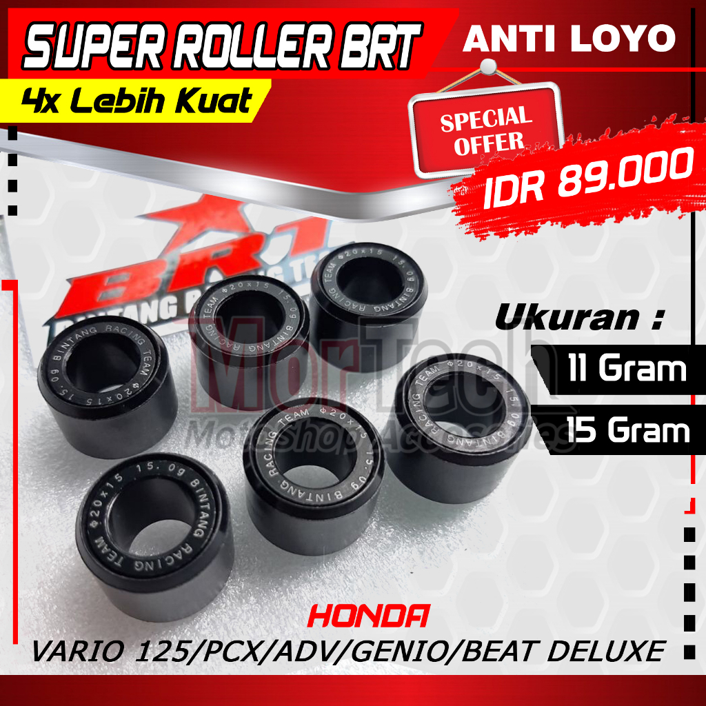 Jual Super Roller BRT Racing Roler Loler untuk motor Honda Vario 125 Vario 150 PCX 150 PCX 160 ...