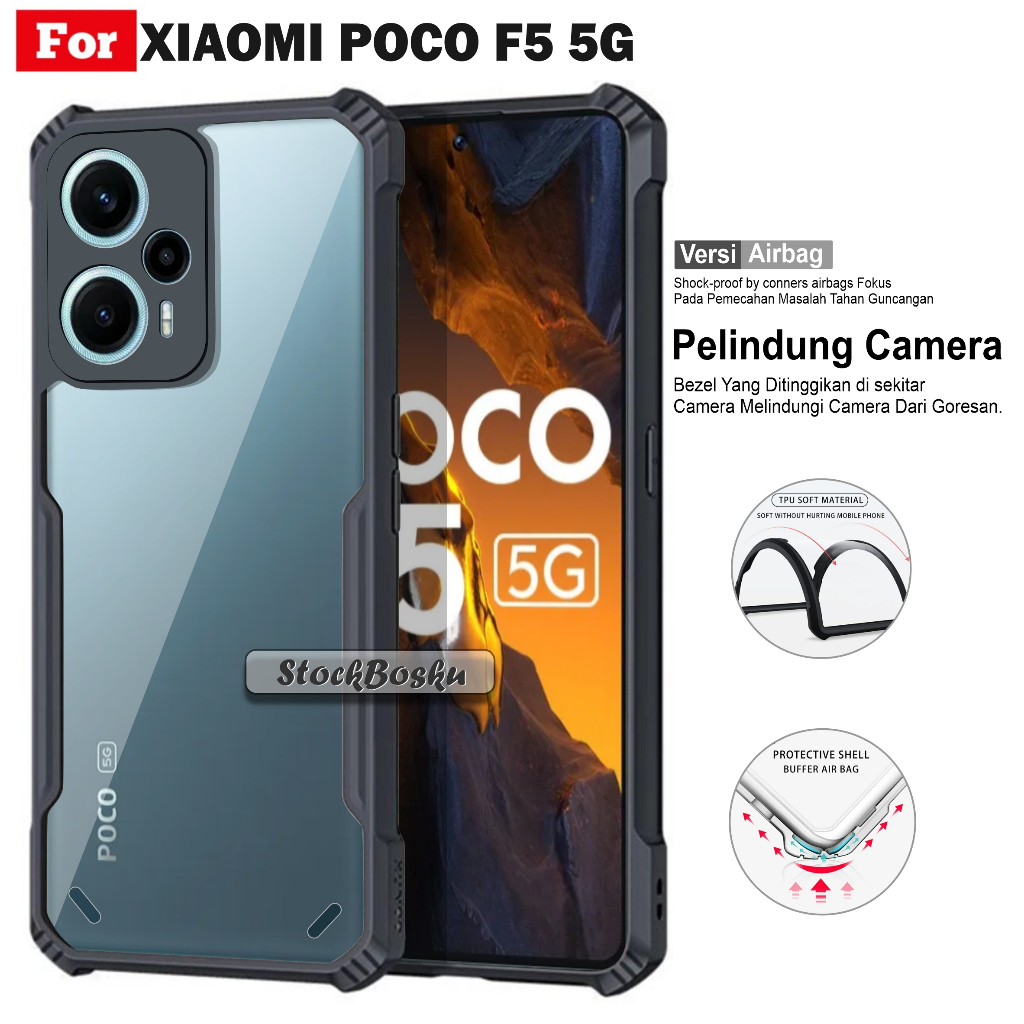 Jual Casing Hp Xiaomi Poco F5 5G Hard Soft Case Anti Licin Clear Fusion ...