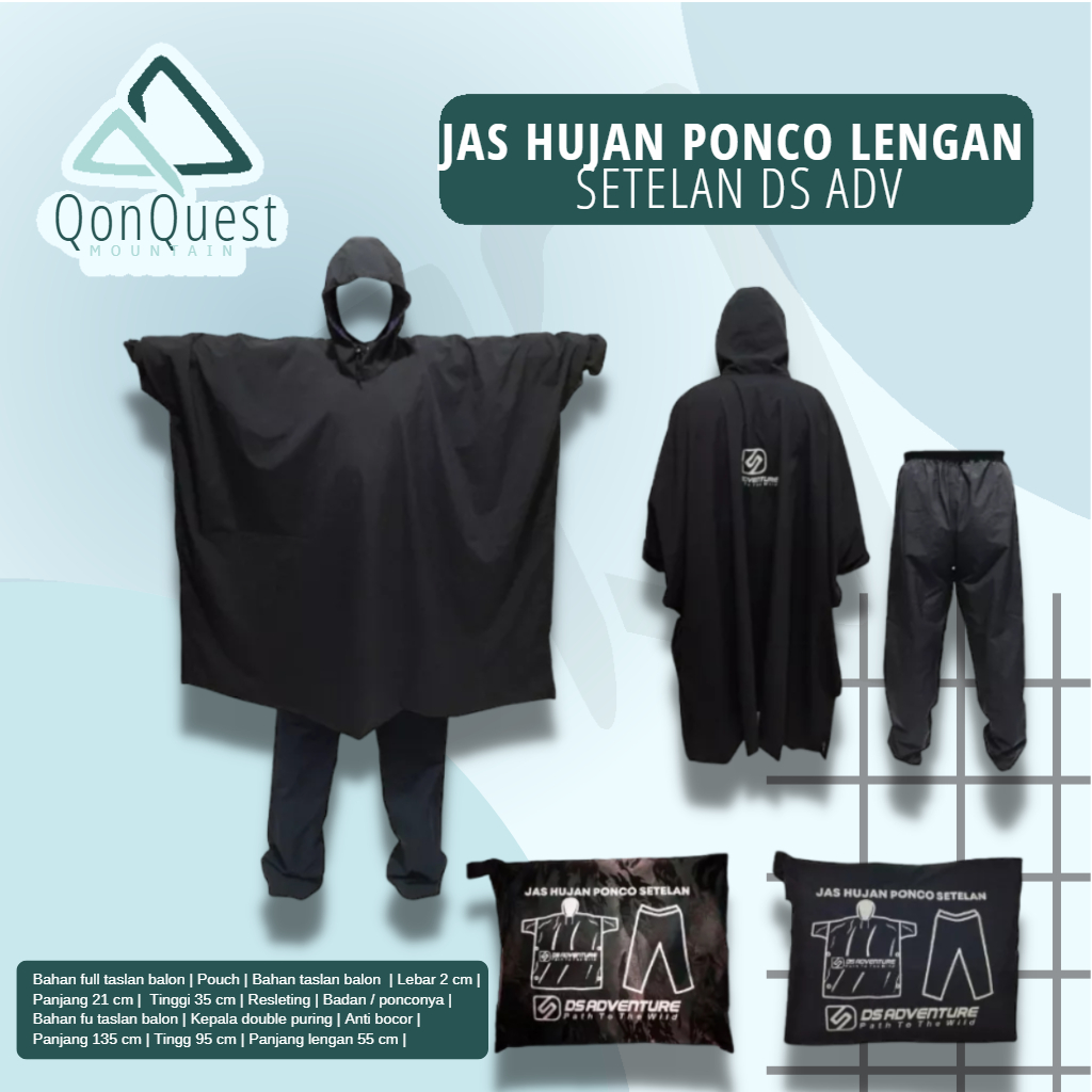 Jual Jas hujan ponco lengan setelan Ds Adventure / jas hujan ponco ... Jual Jas hujan ponco lengan setelan Ds Adventure / jas hujan ponco ...
