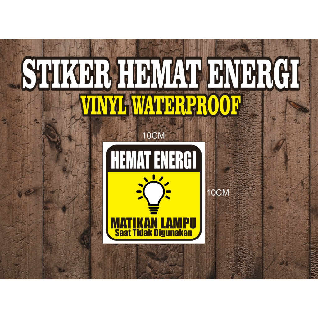 Jual Stiker hemat energi - stiker sign - stiker matikan lampu | Shopee ... Jual Stiker hemat energi - stiker sign - stiker matikan lampu | Shopee ...