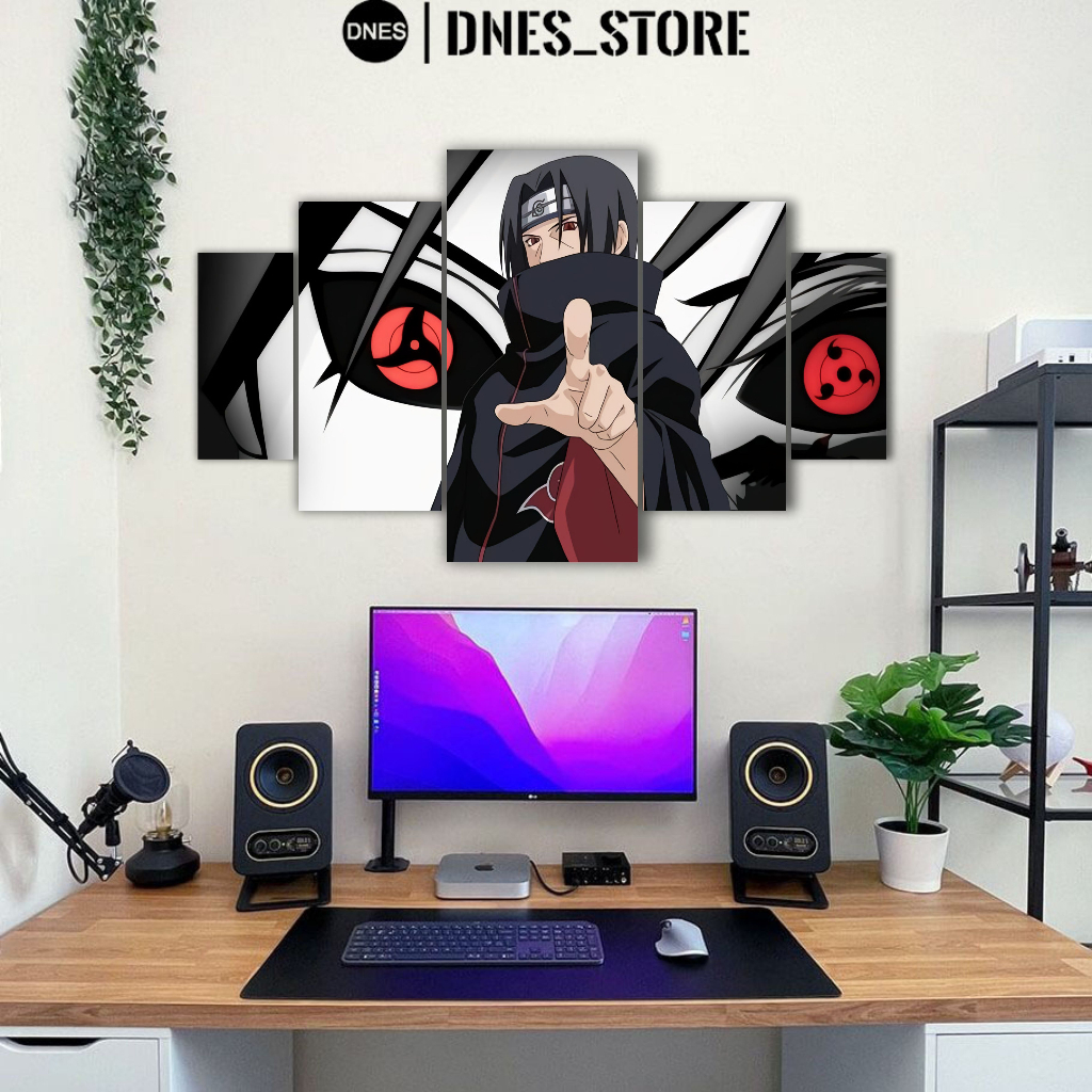 Jual DNES STORE Wall Decor UCHIHA ITACHI 1 Set Hiasan Dinding Poster ...