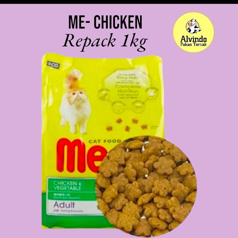 Jual MEO CHICKEN 1kg Kemasan Repack 1 kg makanan kucing 1kg | Shopee ...