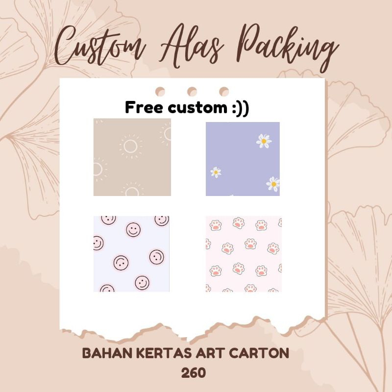 Jual custom alas packing, alas packing aksesoris, alas packing cincin ...