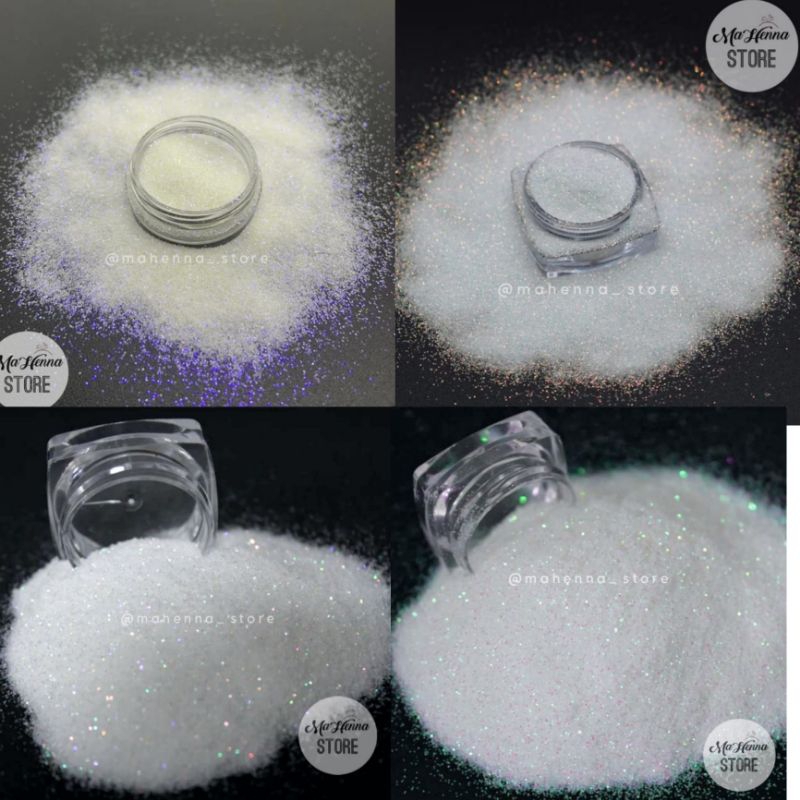 Jual Glitter putih 500 gram 1 kg kilau ungu gold rainbow shine | Shopee ...