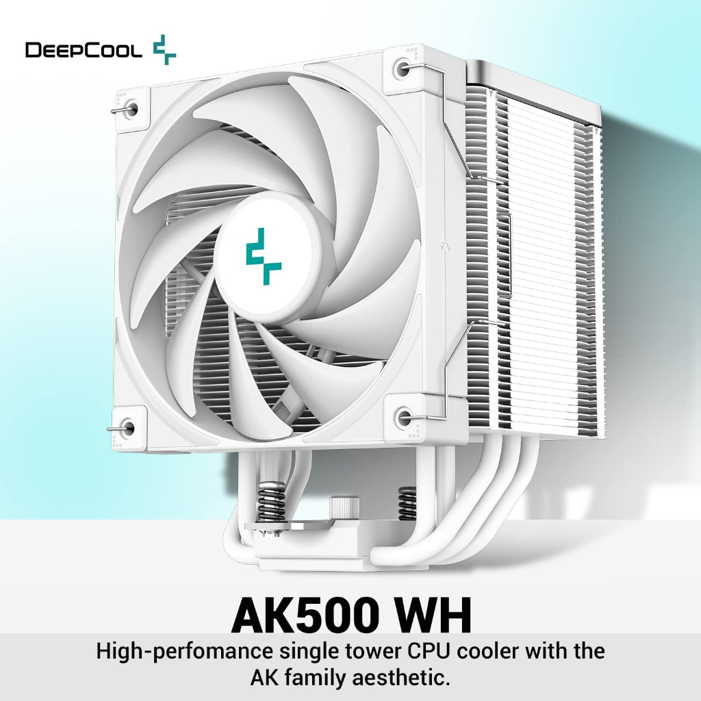 Jual DEEPCOOL AK500 WHITE SINGLE TOWER CPU PROCESSOR AIR COOLER ...