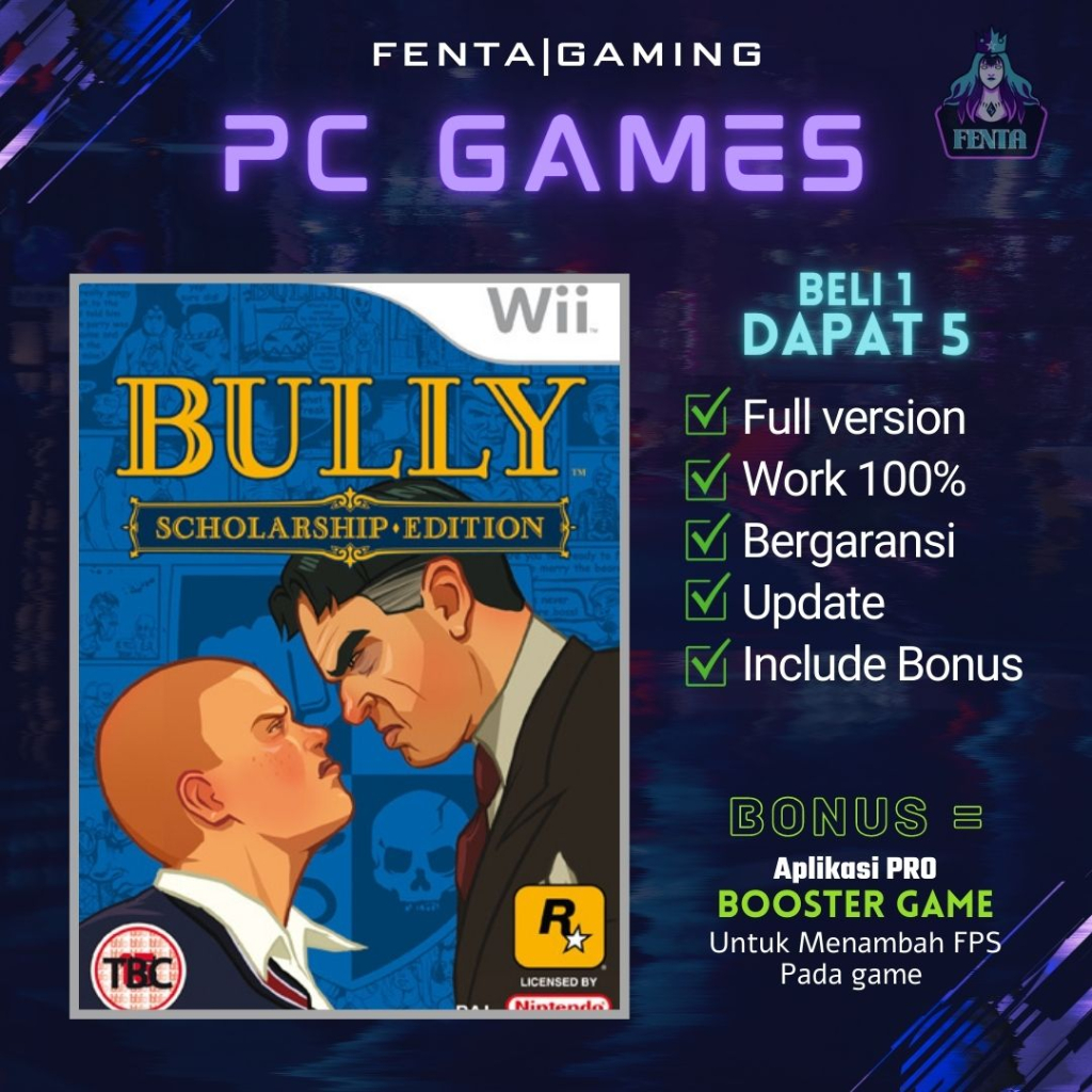 Jual BULLY SCHOLARSHIP EDITION - GAME PC - GAME LAPTOP | Shopee Indonesia