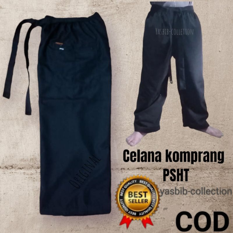 Jual celana komprang silat model warga psht celana pangsi sabuk pesilat ...