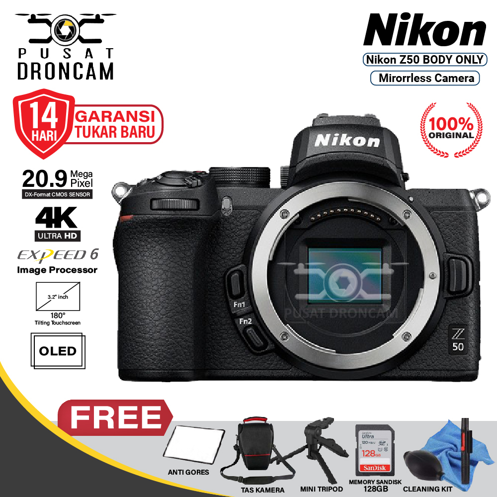 Jual Nikon Z50 Body Only Mirrorless Camera FullFrame Bodi Z 50 Nikon ...