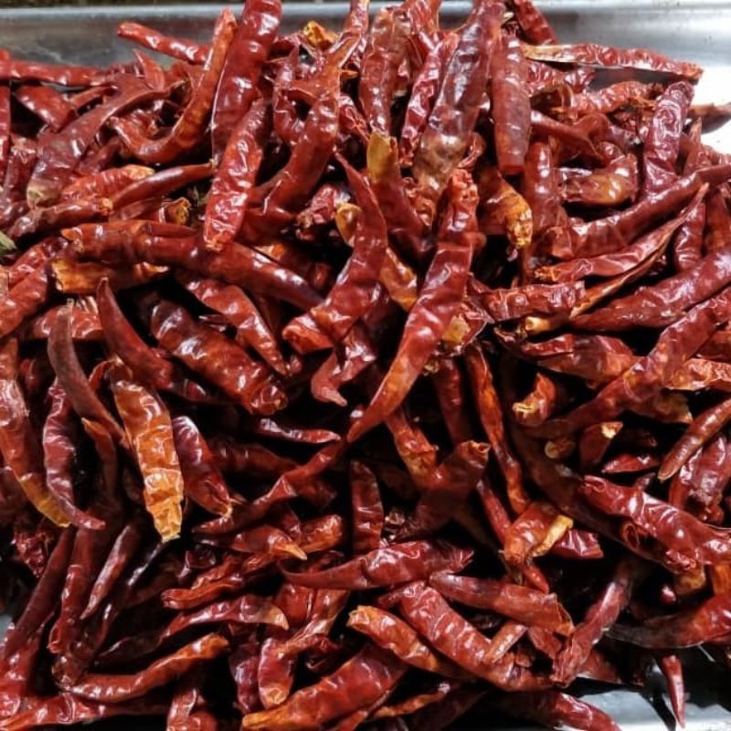 Jual Cabe kering teja / cabe rawit import / cabe merah | Shopee Indonesia