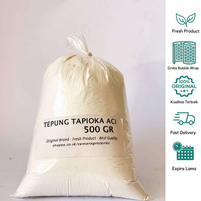 Jual Tepung Tapioka Aci Gunung Repack 500gr | Shopee Indonesia