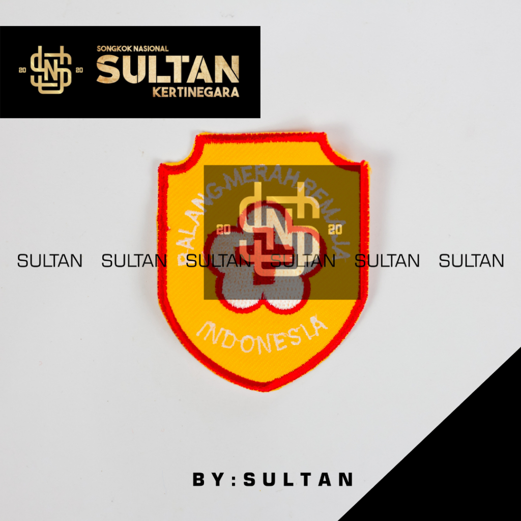 Jual BORDIR LOGO PMI Palang Merah Indonesia Palang Merah Indonesia ...