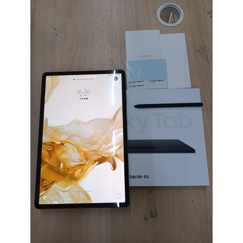 Jual Samsung Galaxy Tab S8 Plus 5G 8/256Gb Like New Fullset | Shopee ...