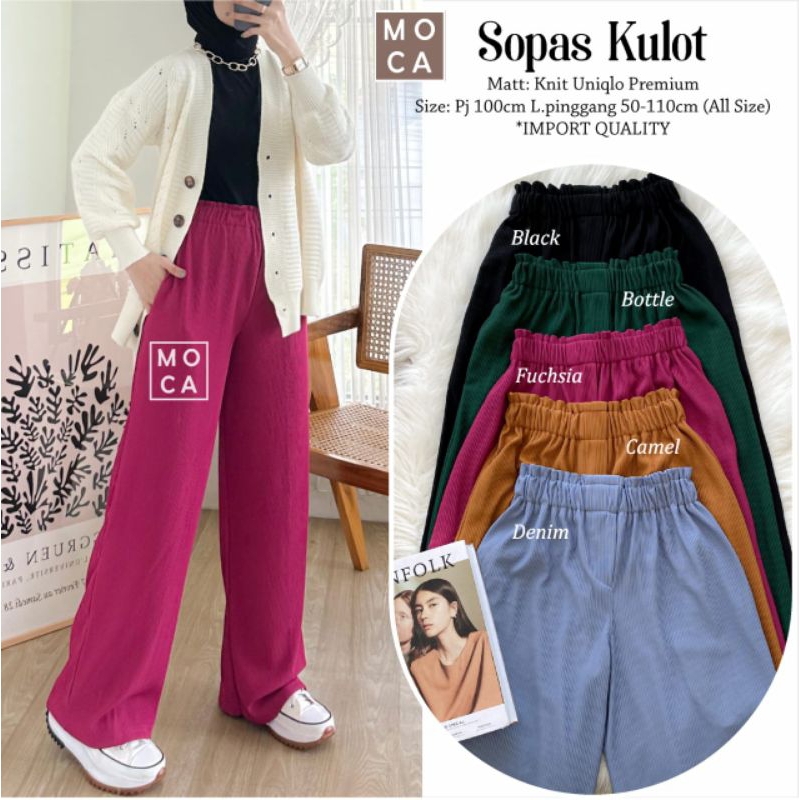 Jual KUOT KNIT // SOPAS KULOT BY MOCA | Shopee Indonesia
